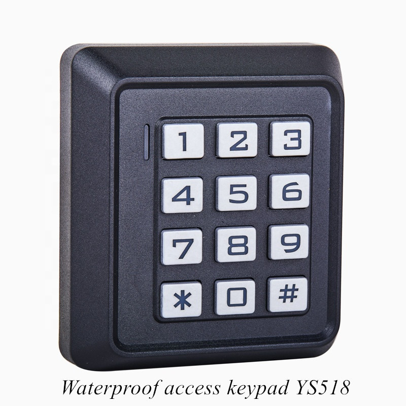 Auto Door Keypad Waterproof IP68 RFID 125khz Access Control Keypad ...