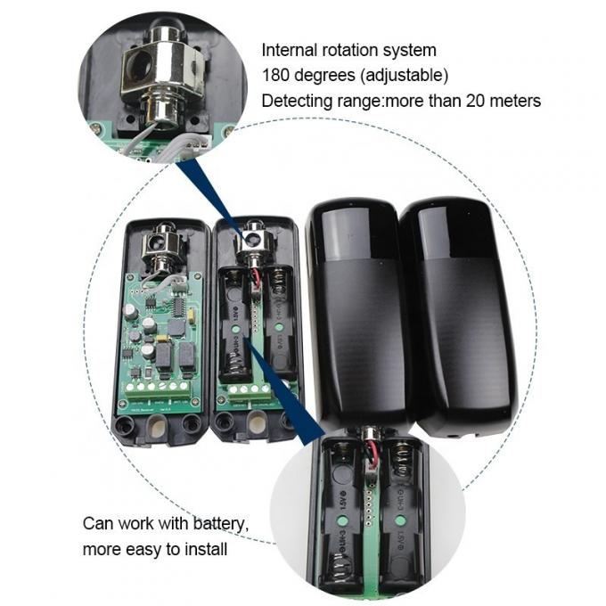 Wireless Battery IP54 12V Infrared Gate Safety Beams