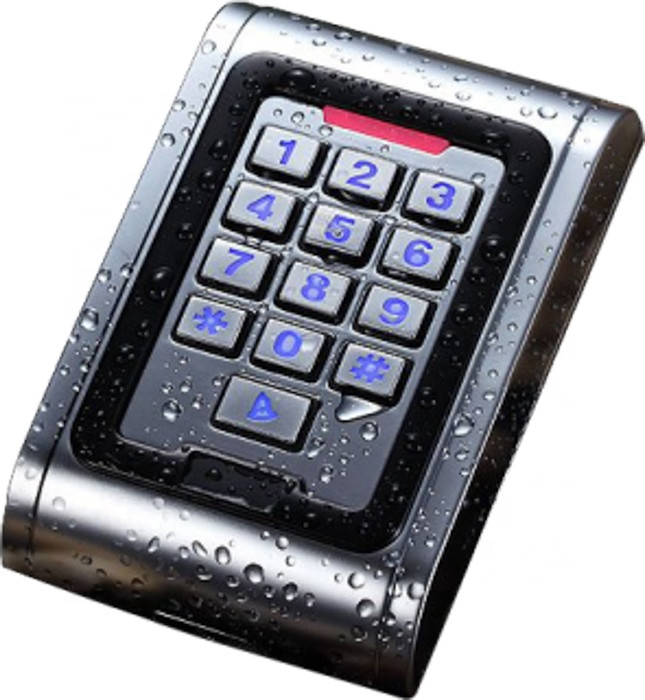 IP68 Waterproof 12 Volt Metal Access Control Keypad